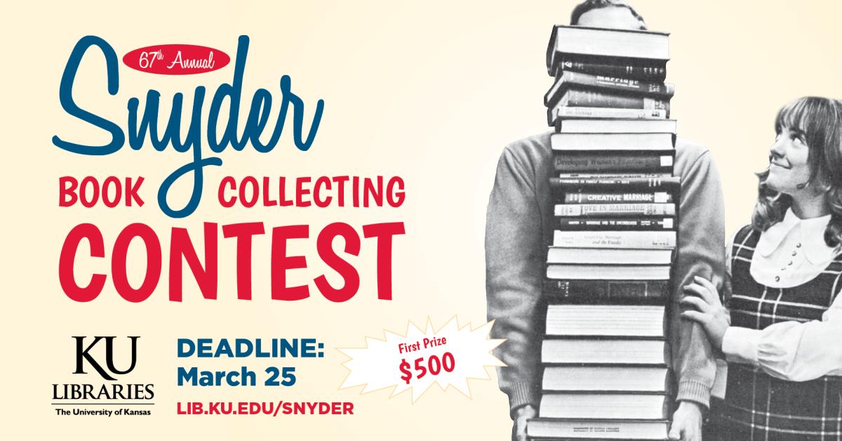 Snyder Book Collecting Contest open for student submissions | Libraries